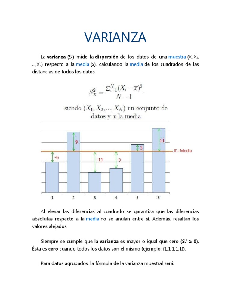 Varianza | PDF
