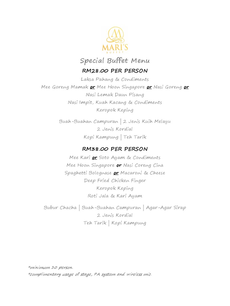 Group Menu PDF-1 | Download Free PDF | Foods | Indonesian Cuisine