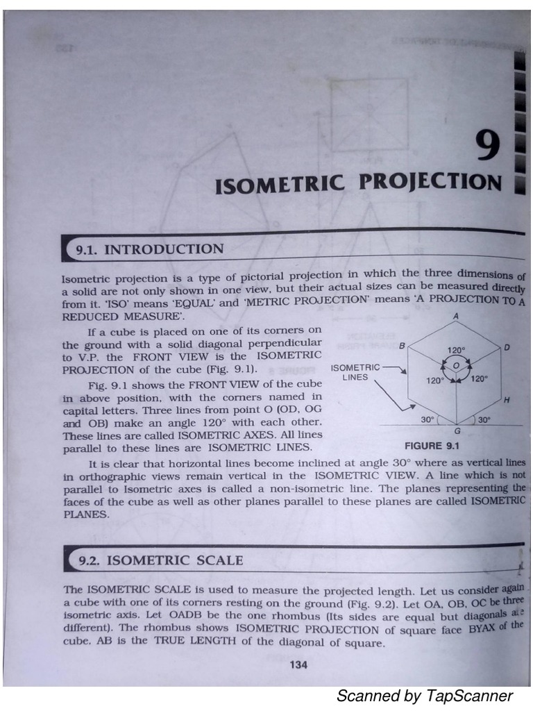Isometric Projection Unit 5 | PDF