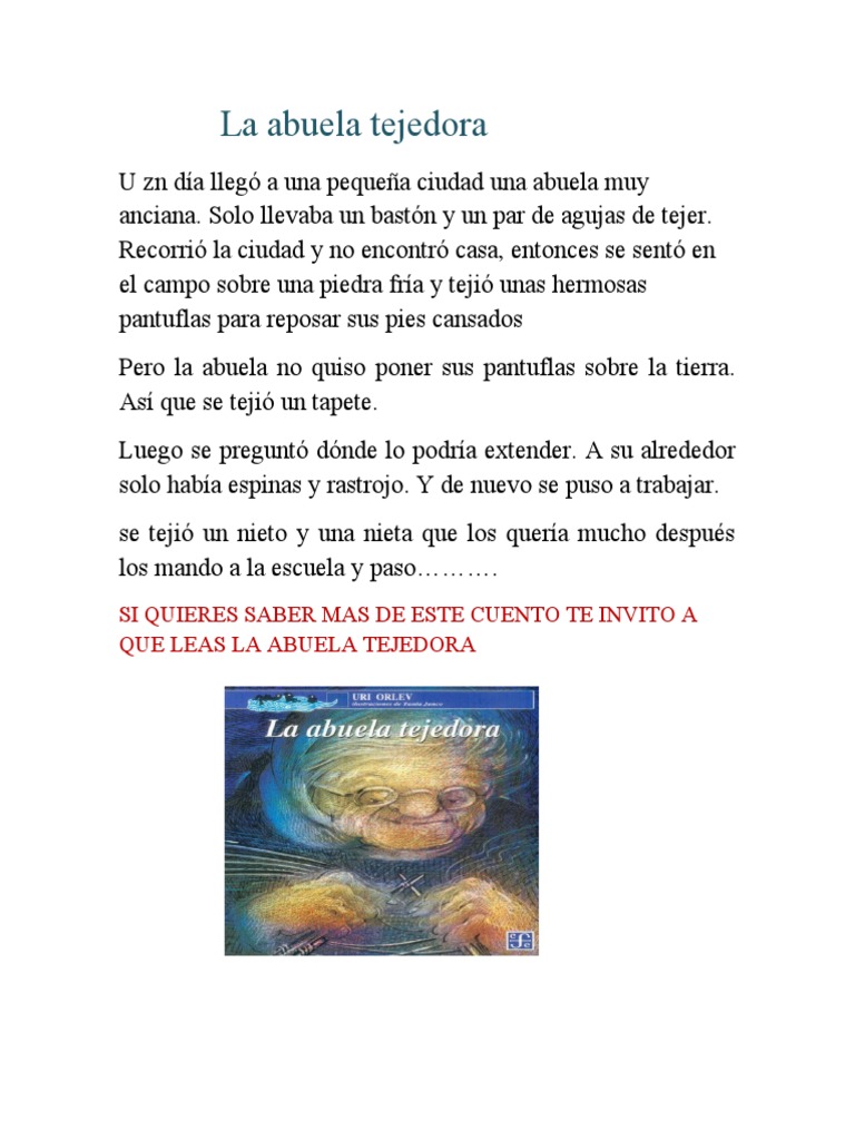 La Abuela Tejedora | PDF