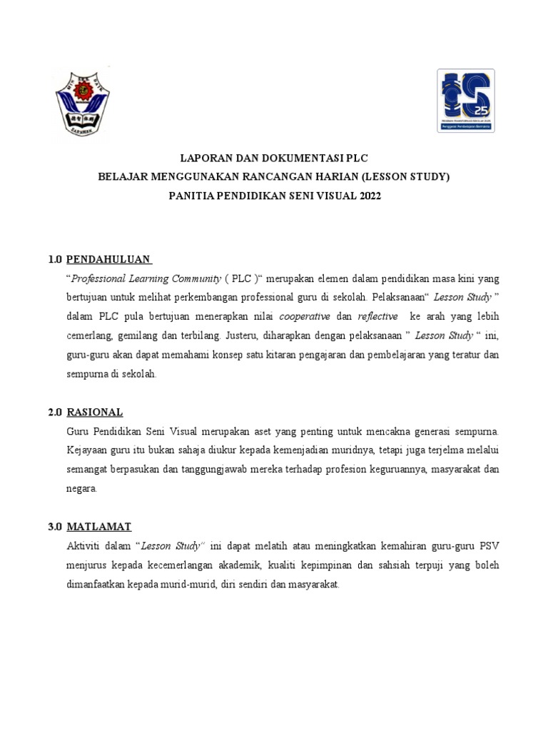 Lesson Study 2 PSV 2022 | PDF