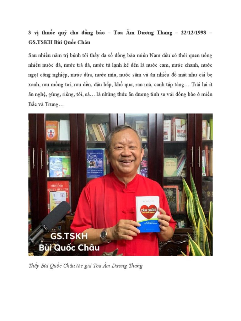 Bai Thuoc Am Duong Thang | PDF