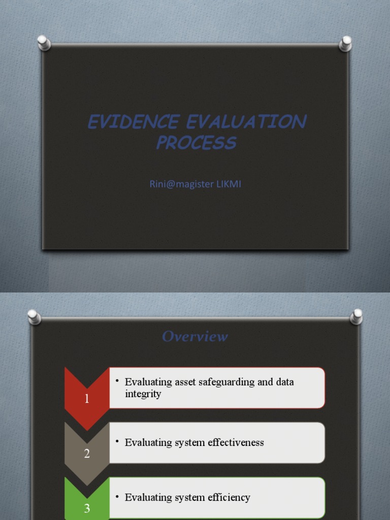07 - Evidence Evaluation Process++ | PDF | Komputer