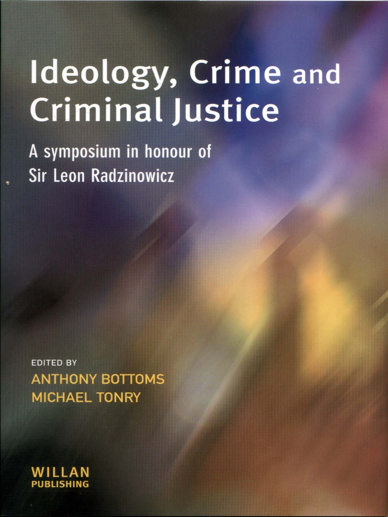 Ideology, Crime and Criminal Justice (Cambridge Criminal Justice Series ...