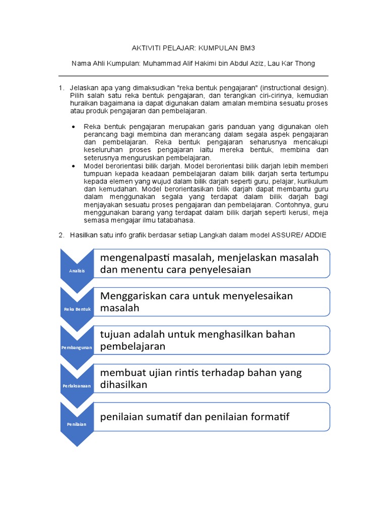 Tutorial 2 - Edup3053 - Muhammad Alif Hakimi - Lau Kar Thong | PDF