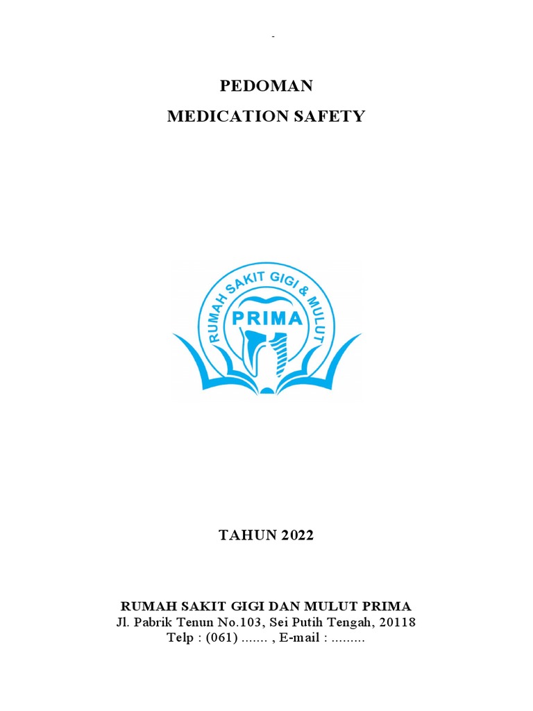Pedoman Medication Safety | PDF