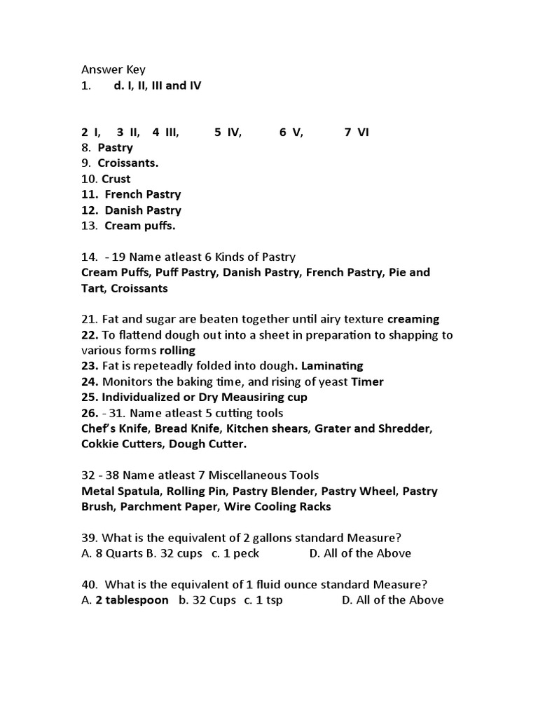 Quiz 2 Answer Key | PDF