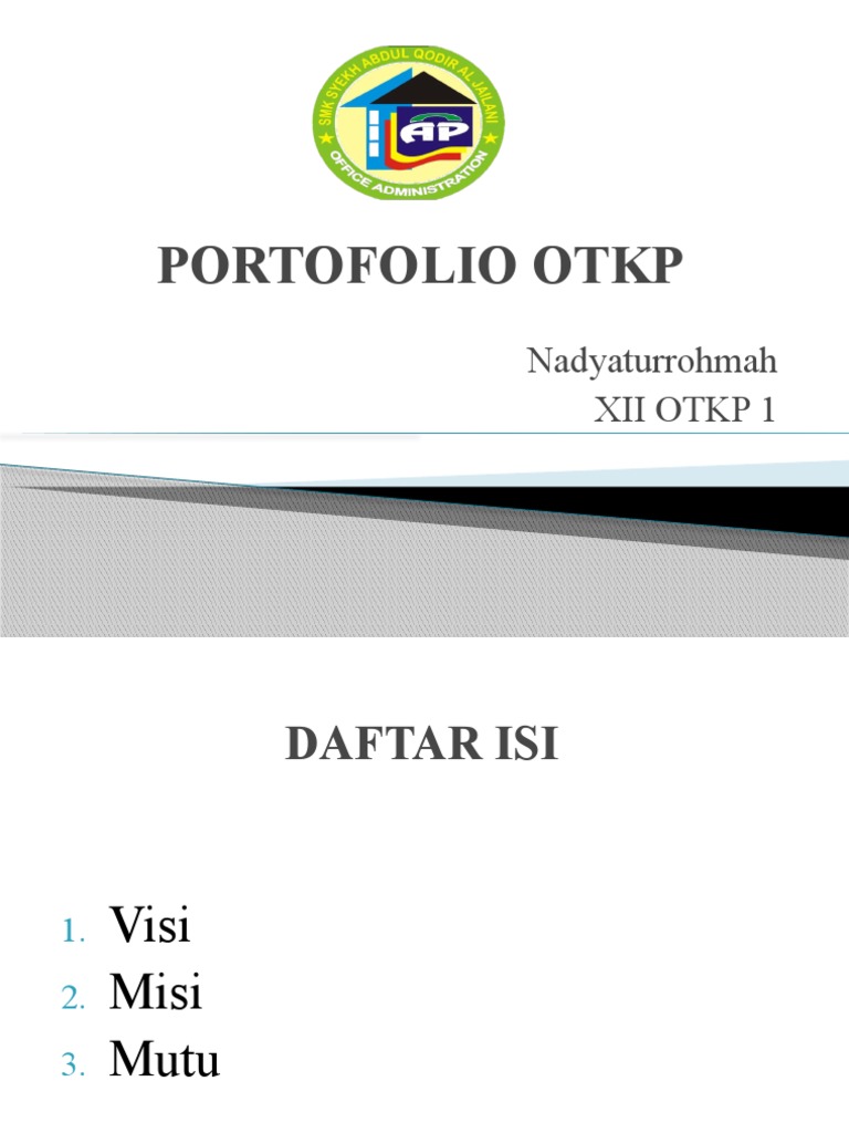 PORTOFOLIO OTKP Nadya | PDF