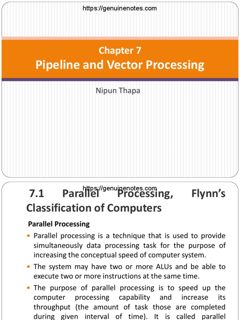 Pipeline and Vector Processing | PDF