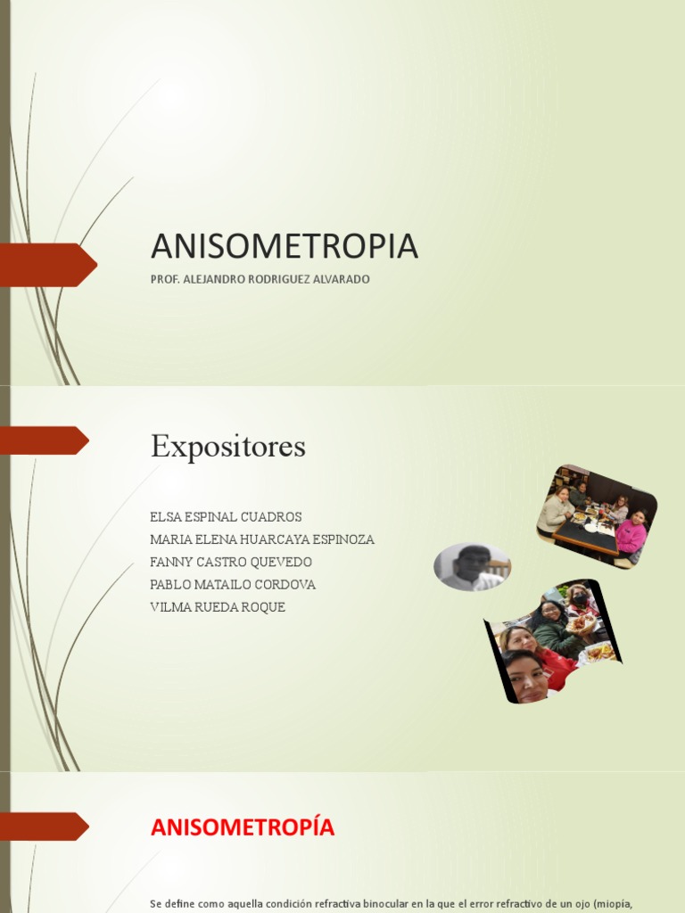 Anisometropia | PDF | Ojo humano | Oftalmología
