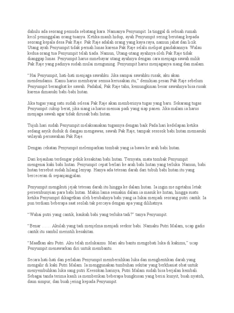 Penyumpit dan Putri Malam | PDF | Fiksi Misteri, Thriller, & Kejahatan