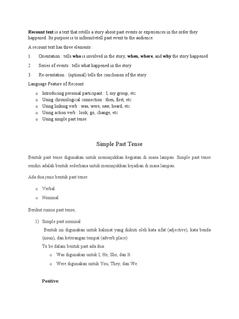 Understanding Recount Text Structure | PDF | Language Arts & Discipline
