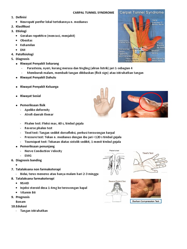Neuropati Jeratan (Carpal Tunnel Syndrome) Syy | PDF