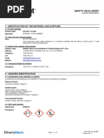 ABC Dry Powder Fire Extinguisher Safety Data Sheet | PDF | Water ...
