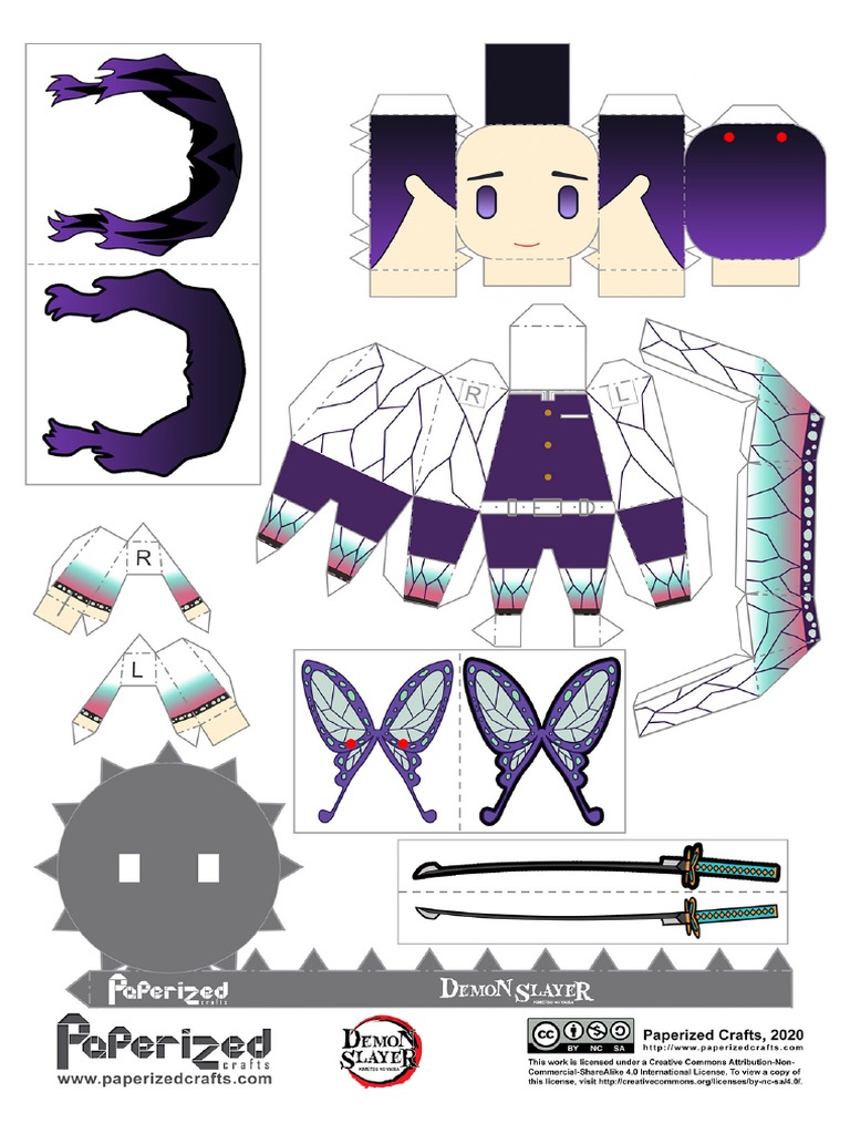 Demon Slayer - Shinobu Kocho Papercraft | PDF