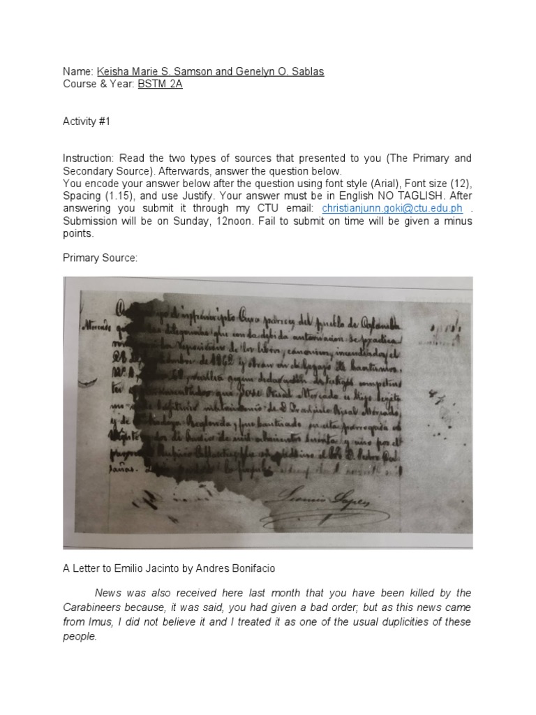 Activity-1A GEC-RPH | PDF | Philippines