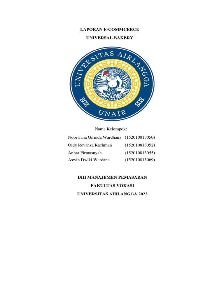 Laporan Ecom | PDF | Kesehatan Holistik