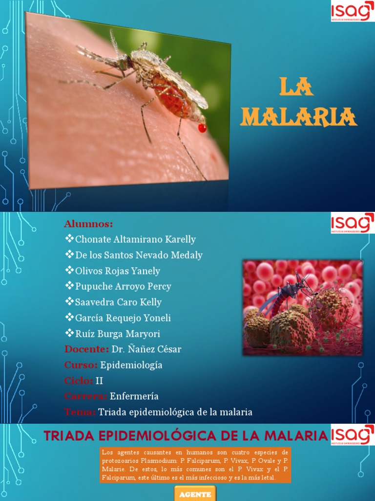 Triada Epidemiologica Malaria | PDF | Malaria | Salud pública