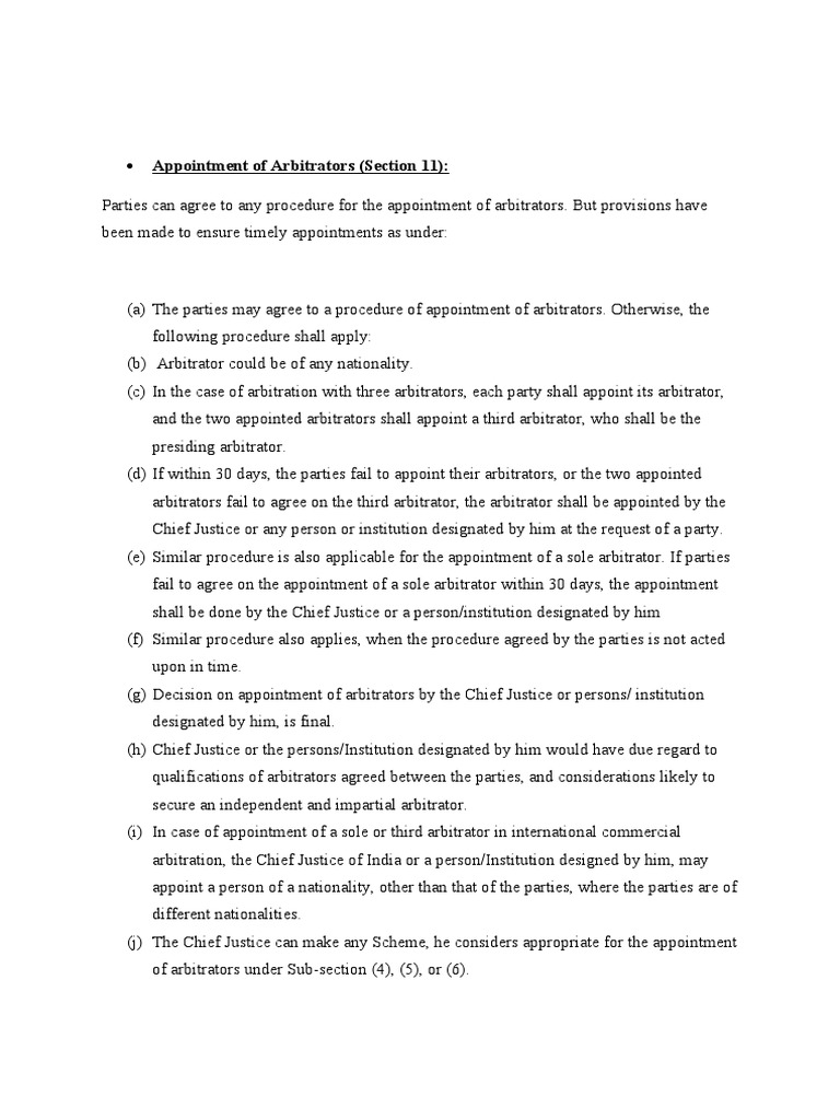 Section 12 - 15 | PDF | Arbitral Tribunal | Arbitration