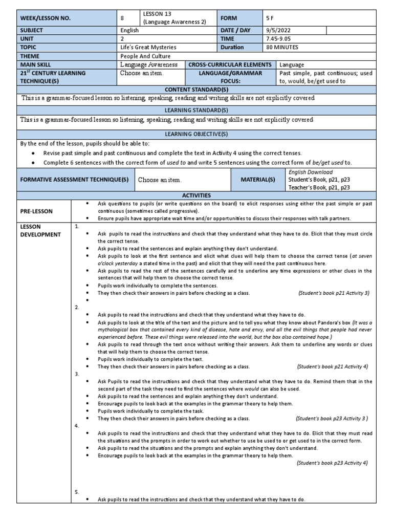 Lesson 13 5F | PDF | Cognitive Psychology | Communication
