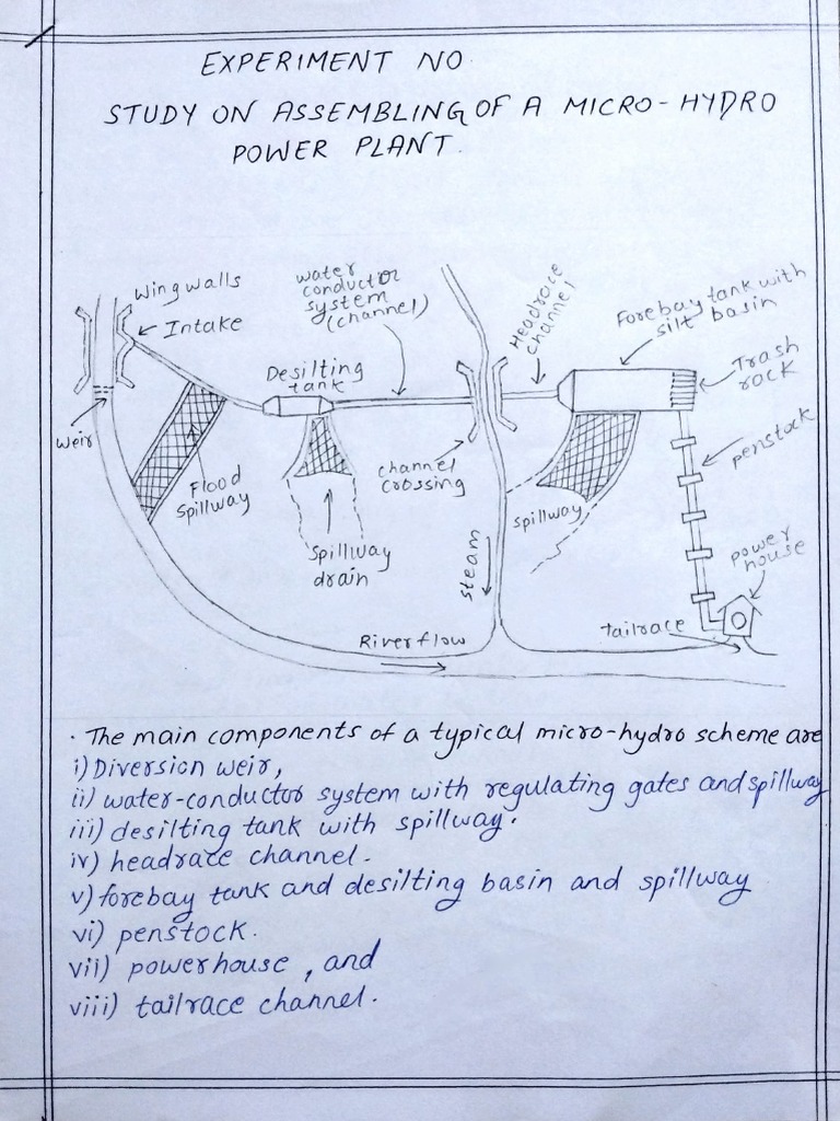 Study About Micro-Hydro Power Plant | PDF | Hydrology | Energy Technology
