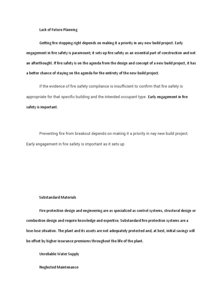 Mechanical Engineering Fire Protection System | PDF