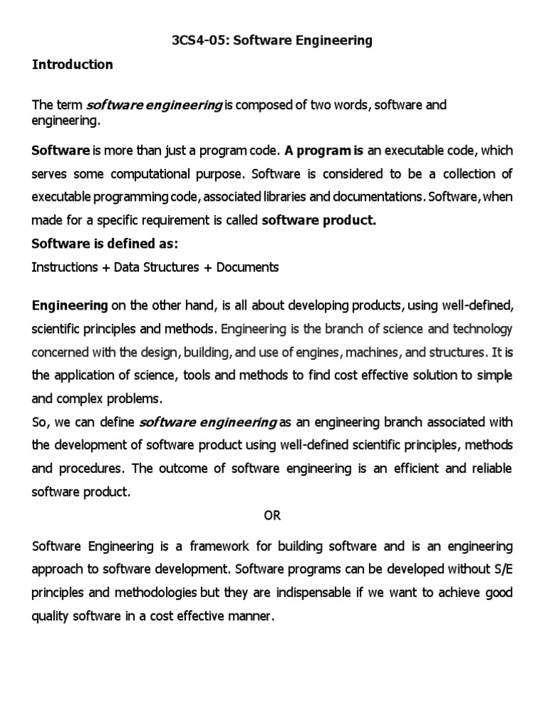 Unit-1 - Software Process Model | PDF | Software Development Process ...