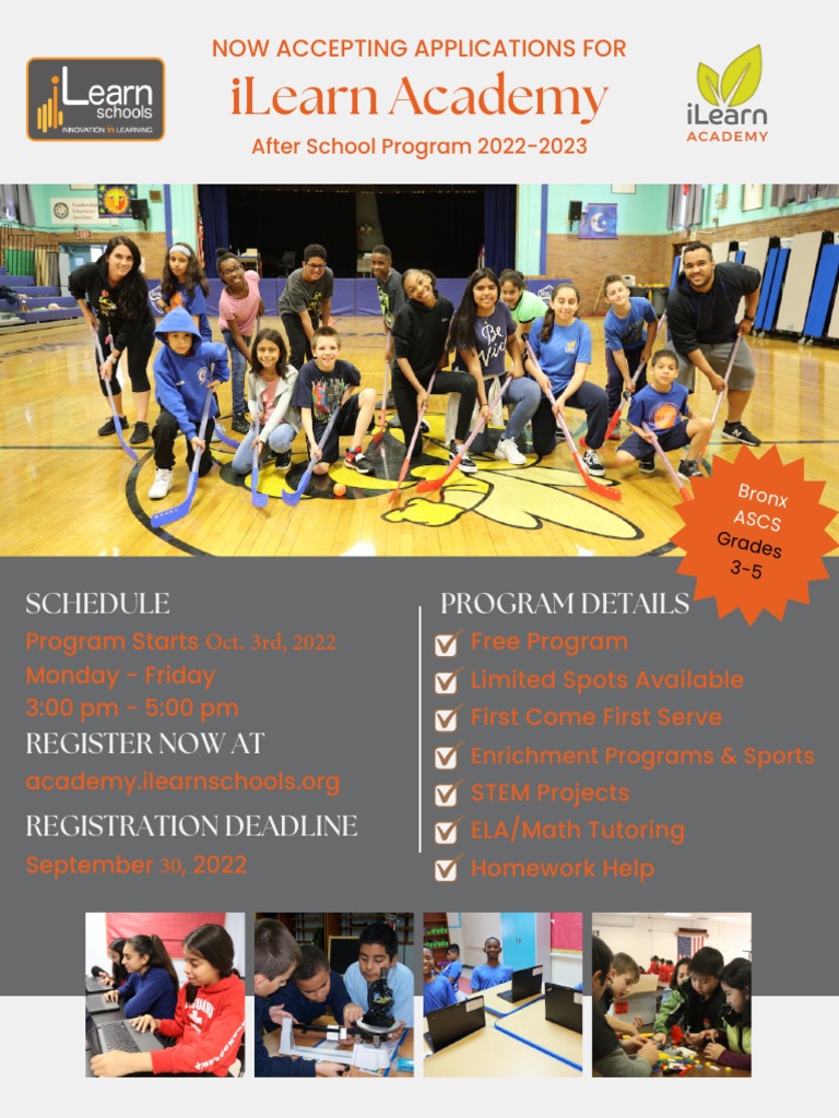 Ilearn Academy - Bronx After School Program | PDF