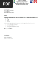 CERTIFICATES of Recognition - Early Birds | PDF