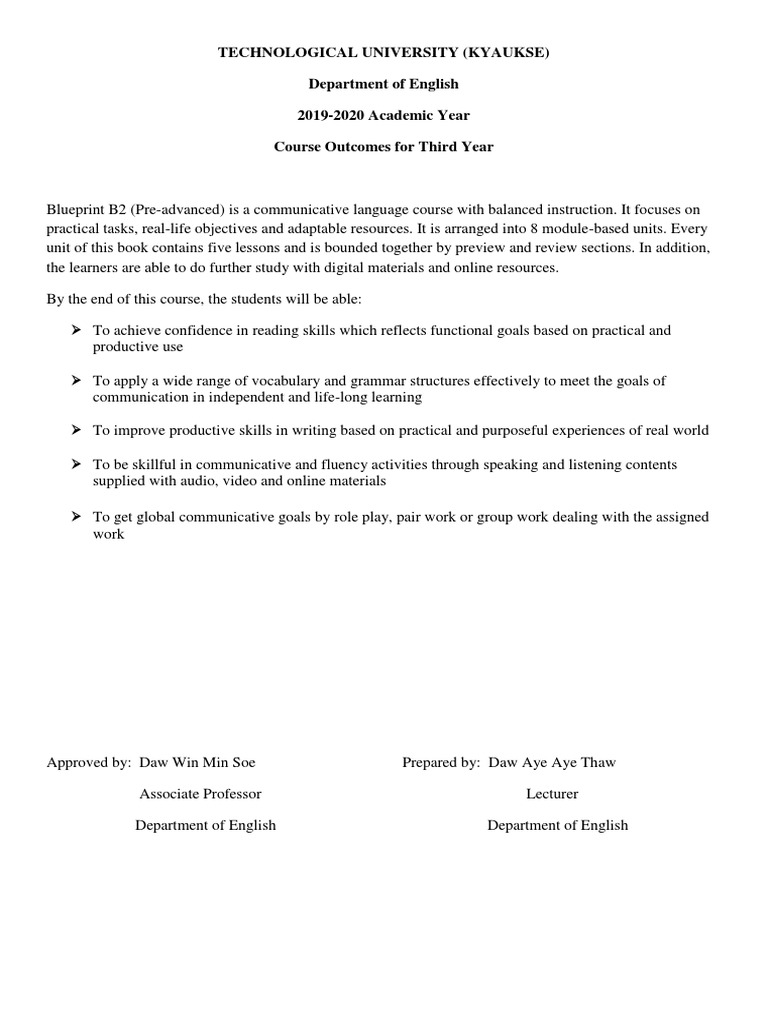 Third Year English | PDF | English Language | Learning