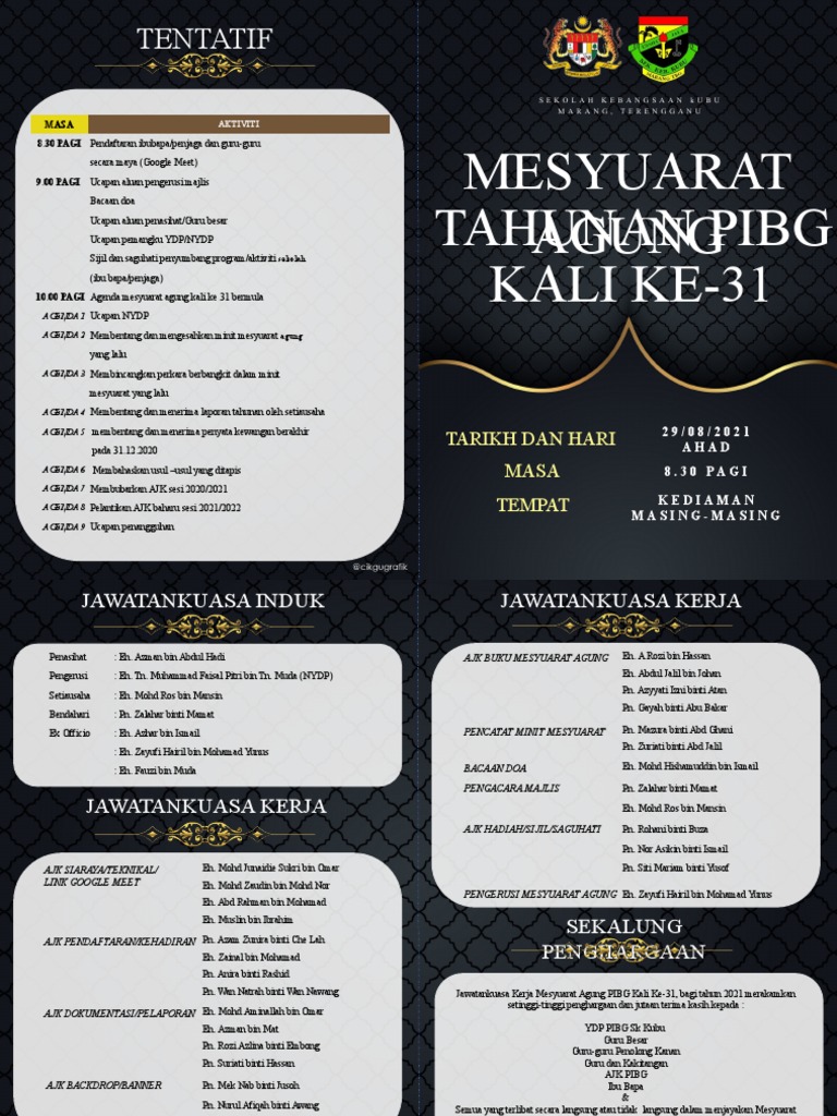 Pemplet Mesy Pibg SKK 2021 | PDF