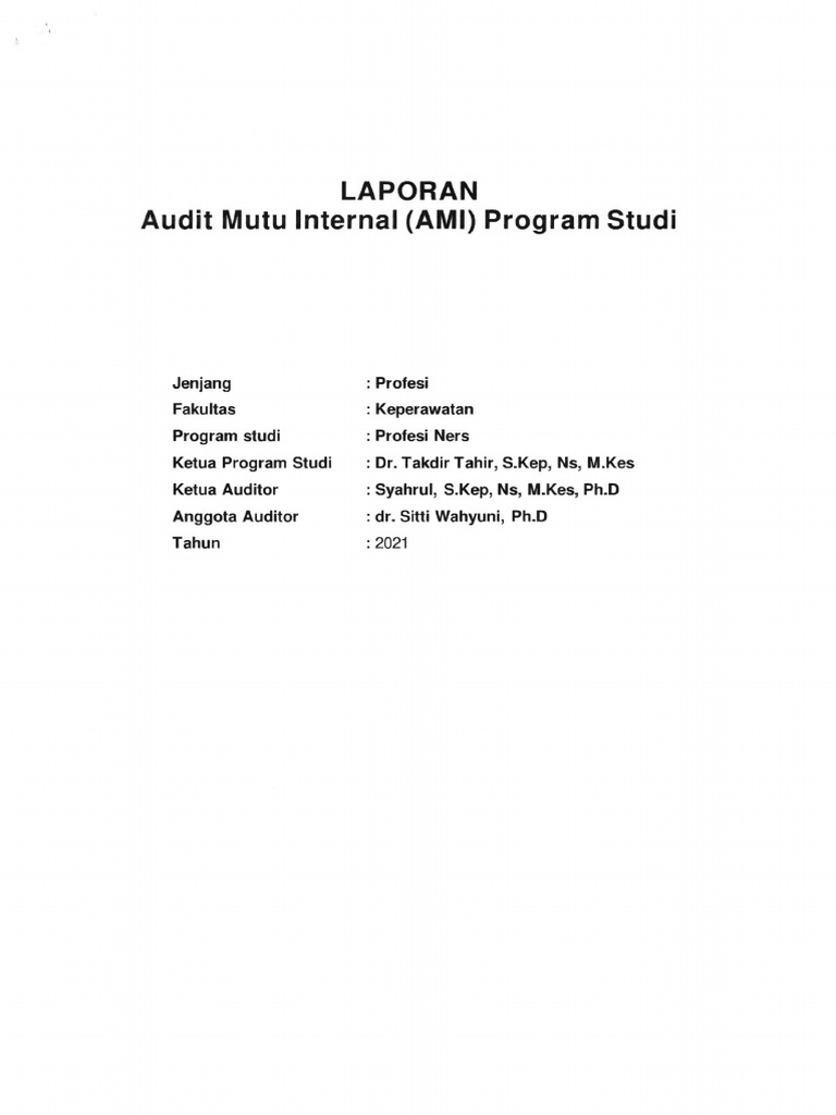 (RKP) 1533 Rapat Tinjauan Manajemen (RTM) Hasil Ami (Lamp. LP Ami Profesi Ners) | PDF