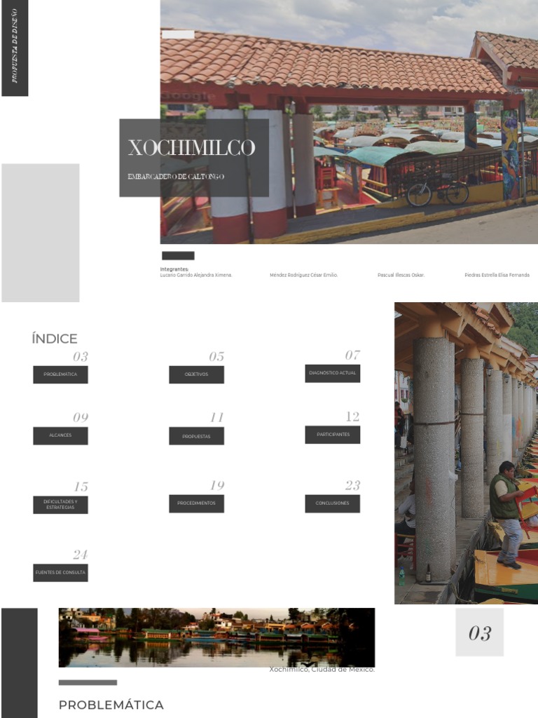 Equipo 5 - Embarcadero Caltongo - Diseño Participativo | PDF | Peatonal ...