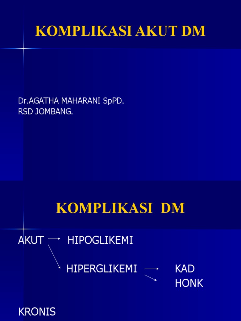 Komplikasi Akut DM | PDF