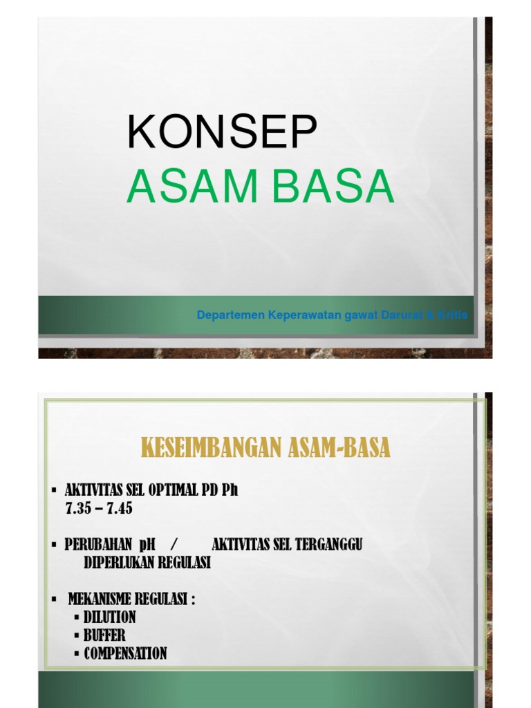 PPT Asam Basa | PDF