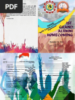 Sample Alumni Homecoming Program | PDF