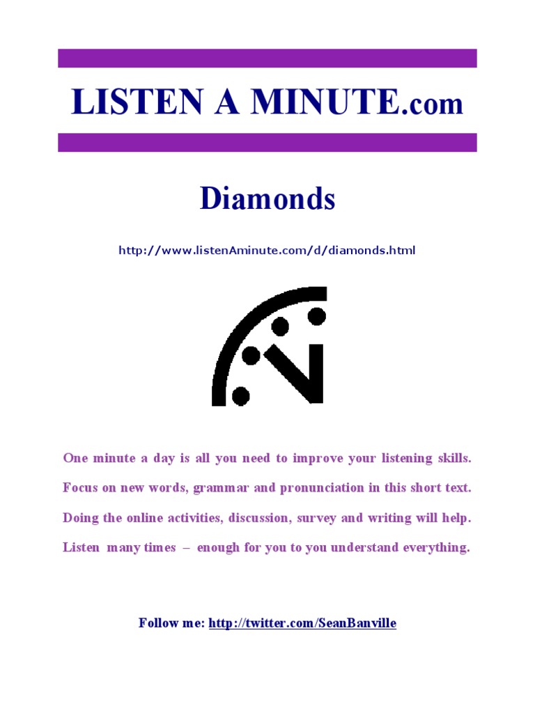 diamonds | PDF | Communication | World Wide Web