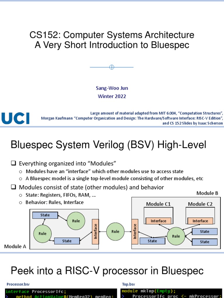 Bluespec Introduction | PDF