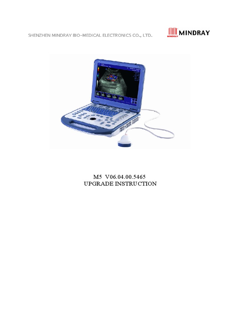 Upgrading the Mindray M5 Ultrasound System: A Step-by-Step Guide | PDF ...