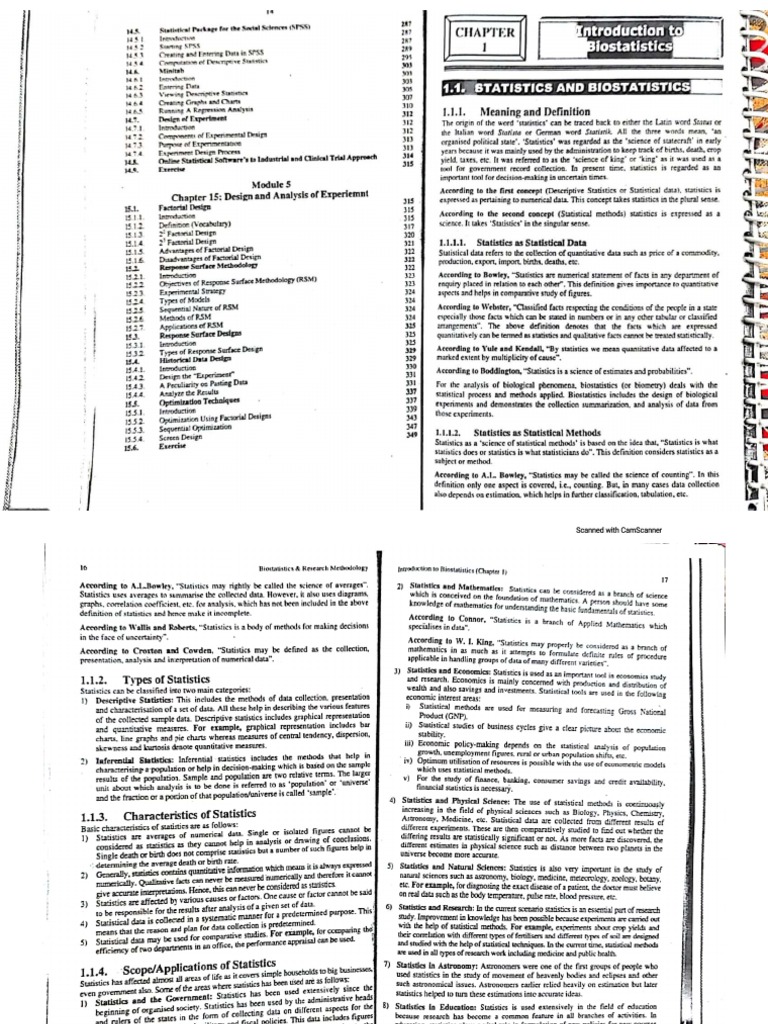 Biostatistics and Research Methodology (Thakur Publication) | PDF