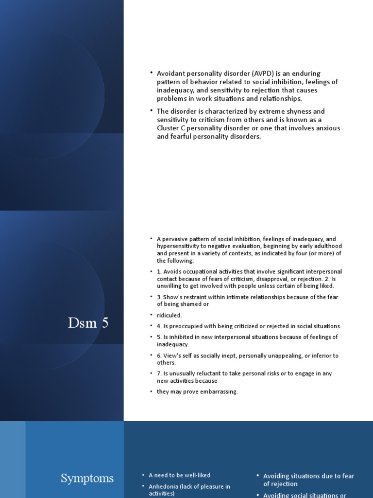 Avoidant Personality | PDF | Psychotherapy | Cognitive Behavioral Therapy
