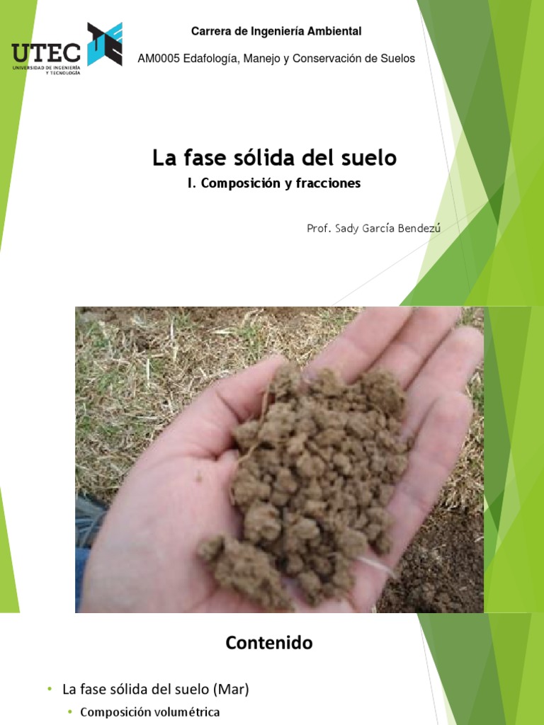 Clase 5 La Fase Sólida Del Suelo | Descargar gratis PDF | Minerales | Suelo