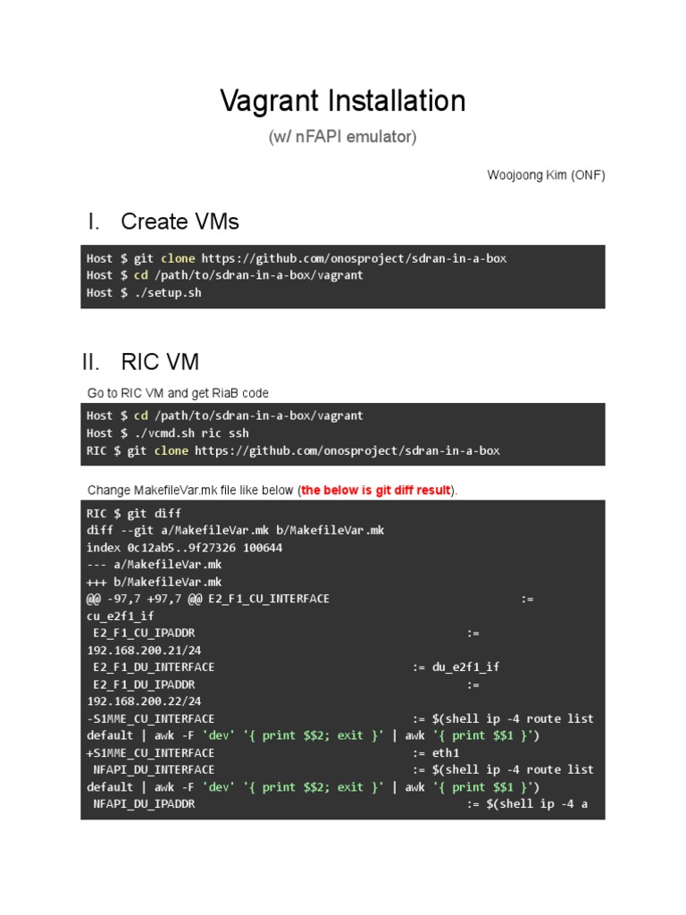 Vagrant Installation Pdf Internet Protocols Computer Architecture