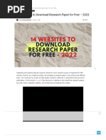 RRL Academic Search Engines | PDF | Academic Journal | Libraries