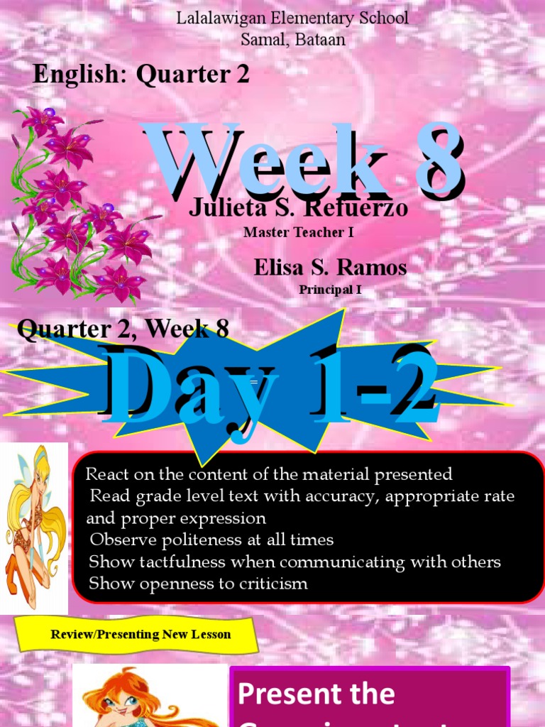 Q2 WEEK 8 ENGLISH 6 - Juliet | Download Free PDF | Language Mechanics | Cognitive Science