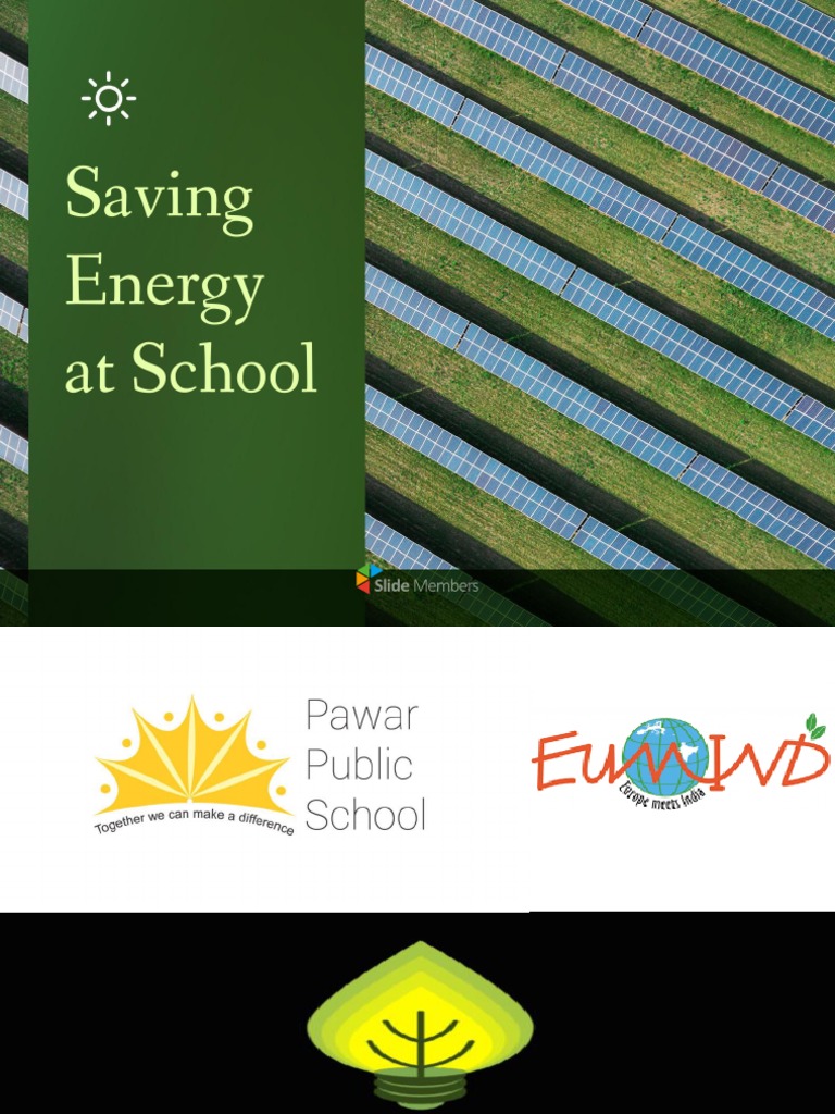 Saving Energy at School | PDF | Energy Conservation | Sustainable ...