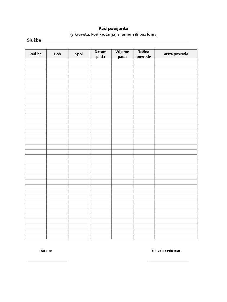 11 Pad Pacijenta | PDF