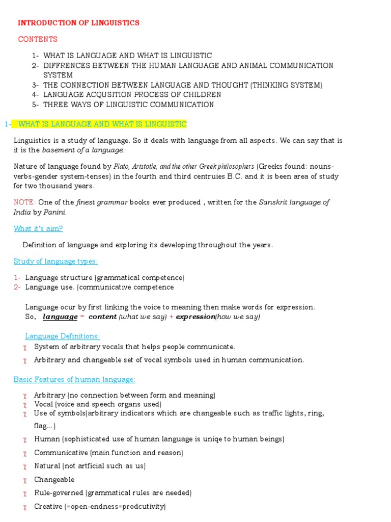 Linguistics | PDF | Linguistics | Language Acquisition