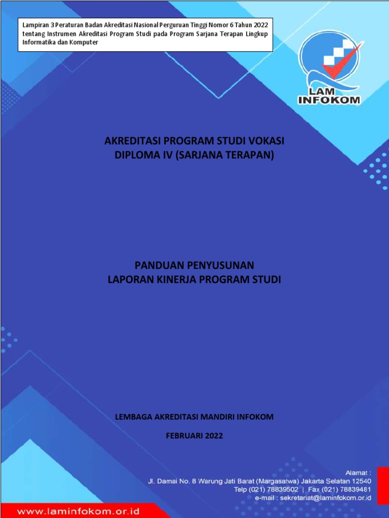 Lampiran 3 Peraturan BAN-PT Nomor 6 2022 Tentang IAPS STR Infokom | PDF