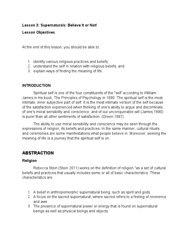 Lesson 6 | PDF | Rituals